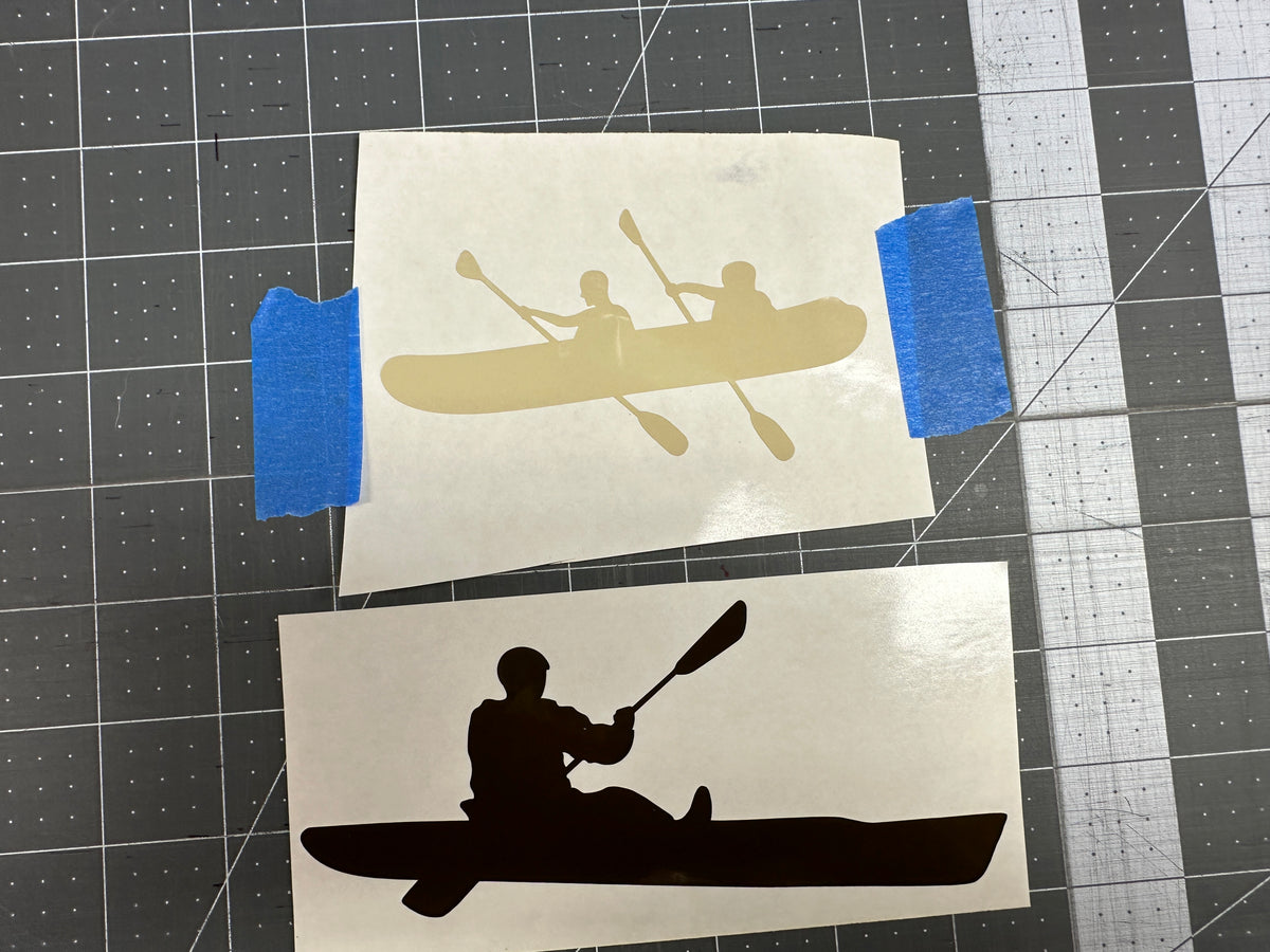 Vinyl Decal | KAYAK or CANOE | Transfer Decal | 5 1/2 inches – MY VINYL CUT
