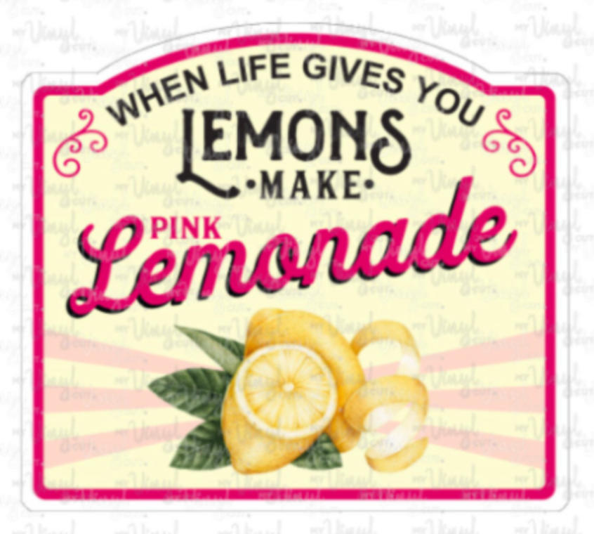 Pink Lemonade Sign