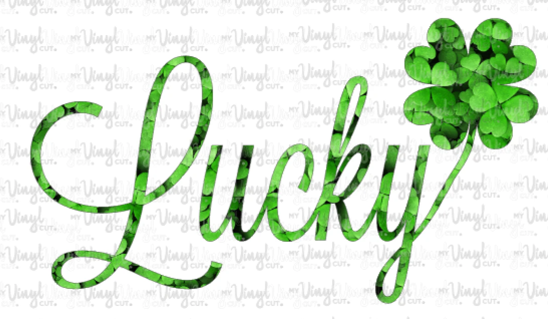 Digital File LUCKY PNG – MY VINYL CUT